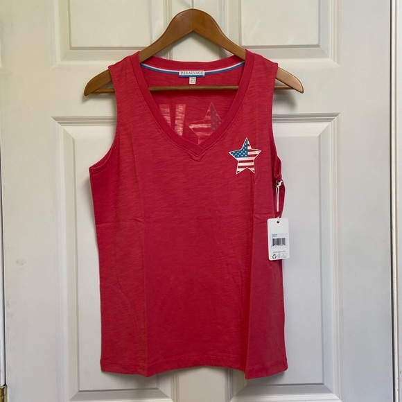 PJ Salvage | Tops | Pj Salvage Star Spangled Love Tank New | Poshmark